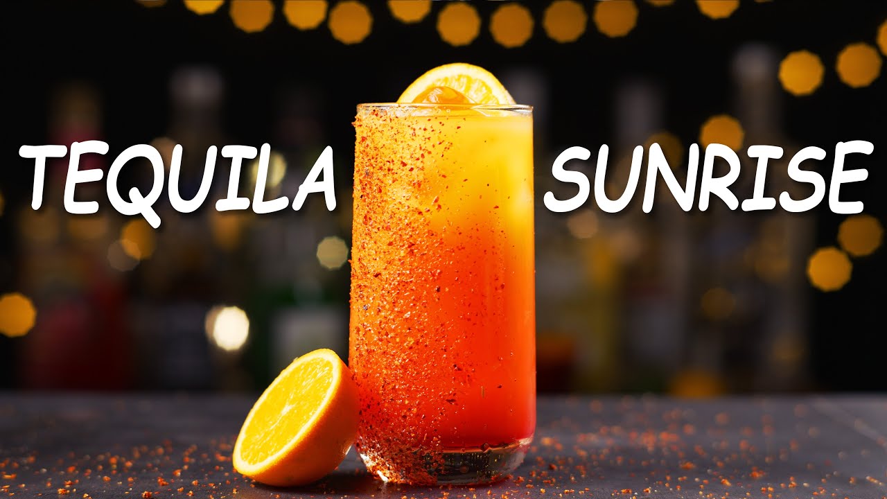 How to Make The Best Tequila Sunrise Cocktail. Drink Ingredients and Recipe. - YouTube