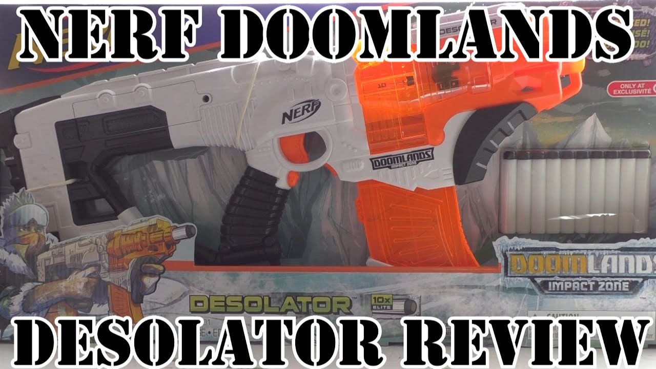 Nerf Doomlands Desolator Unboxing and Review - YouTube