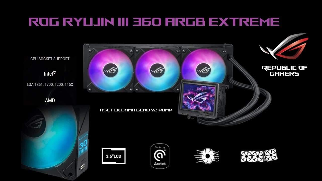 ROG Ryujin III 360 ARGB Extreme | Распаковка | UNBOXING - YouTube