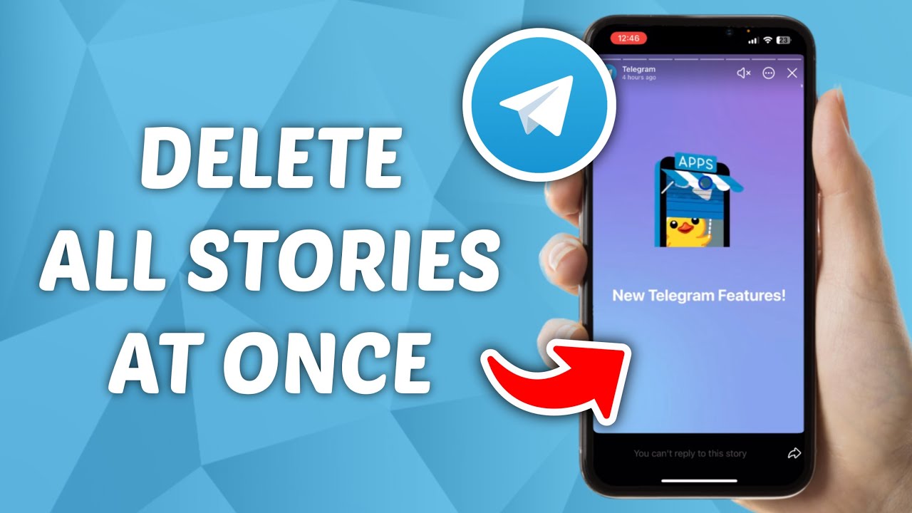 How to Delete All Telegram Stories At Once - YouTube