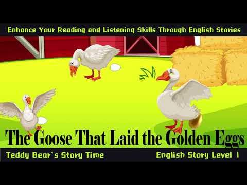 The Goose That Laid the Golden Eggs Hans | Learn English Through Story ...