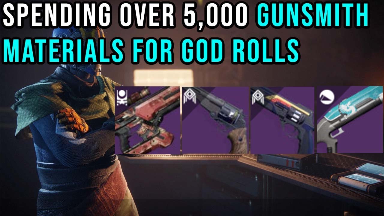 SPENDING 5,000+ GUNSMITH MATERIAL AT BANSHEE FOR GOD ROLLS - DESTINY 2 ...