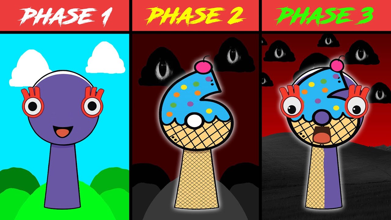 My Sprunki OC: Emoji 6 (Phase 1 to Phase 3) - YouTube