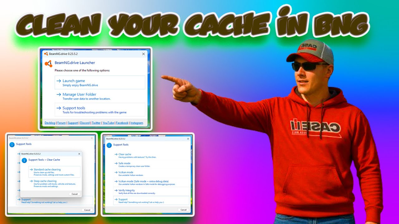 How to PROPERLY clean your cache in BeamNG - YouTube