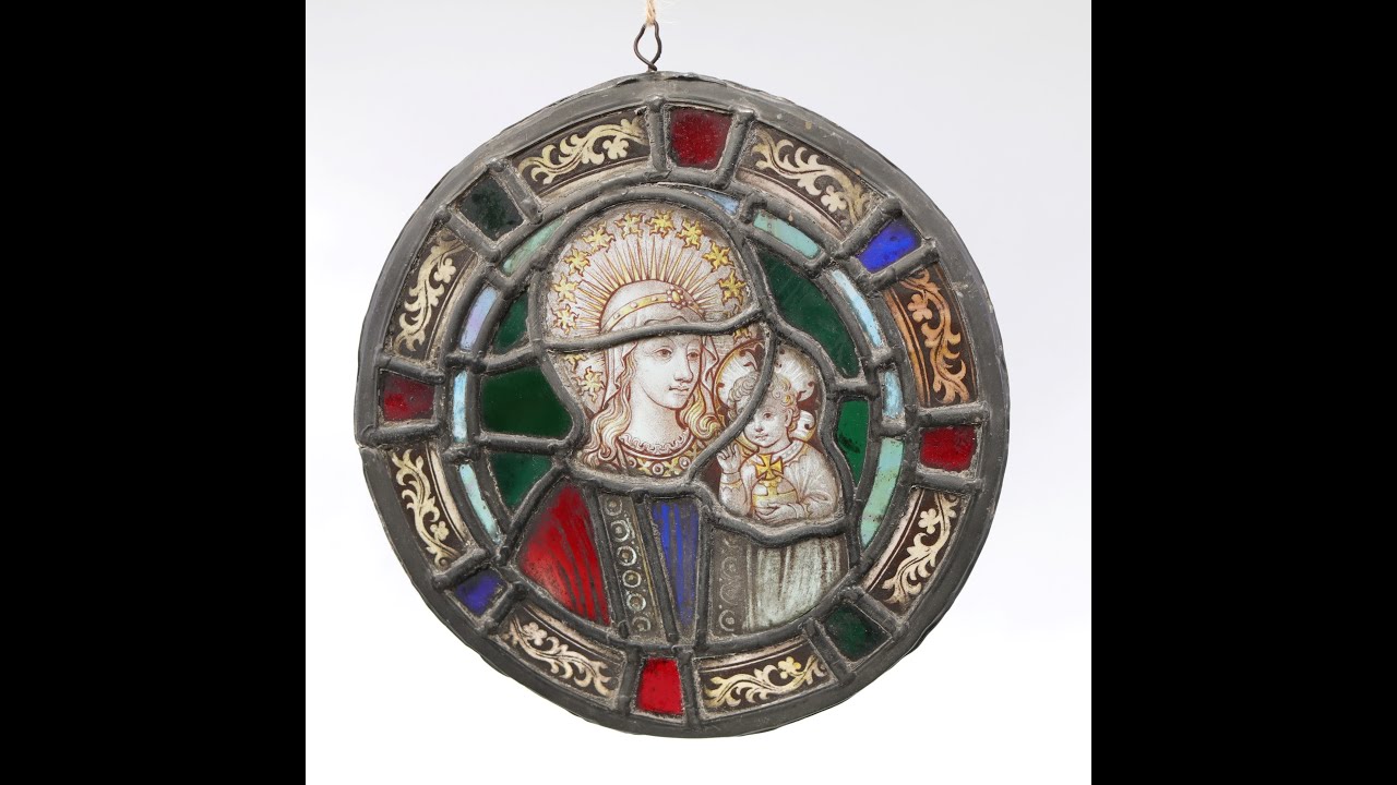 eBay Simon Willcock Antiques London Stained Glass Charles O’Neill Mary ...