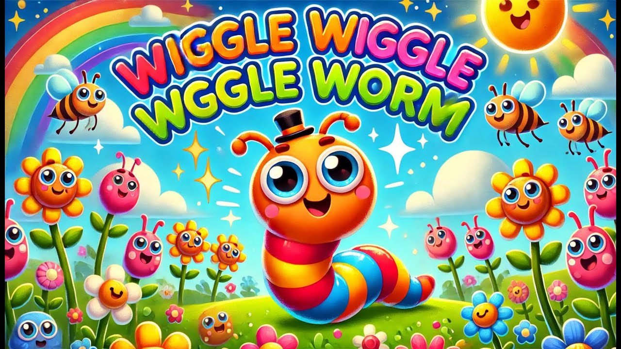 Wiggle Wiggle Worm - Kids Nursery Rhyme Song - Glide, Twist & Move ...