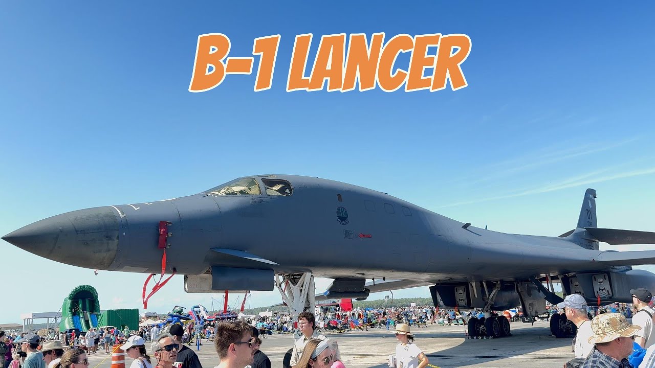 The B-1 Lancer: A Supersonic Beast | Pensacola Air Show 2024 - YouTube