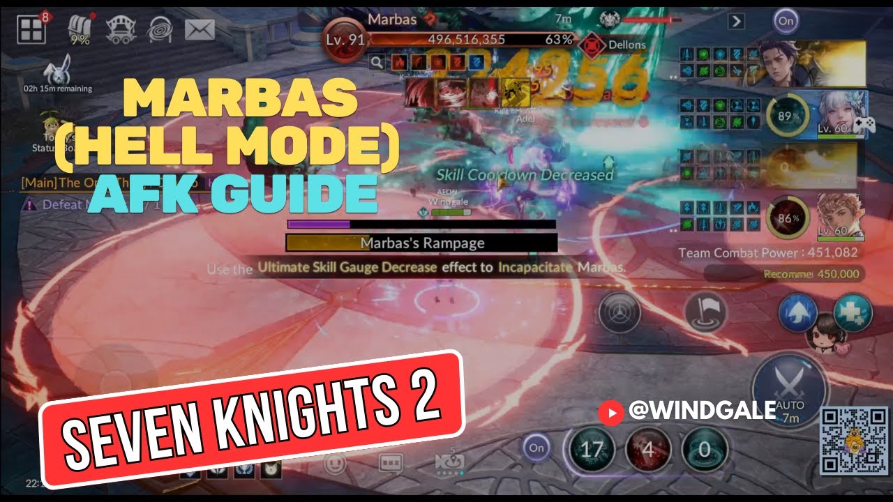 MARBAS HELL AFK MODE - Seven Knights 2 - YouTube