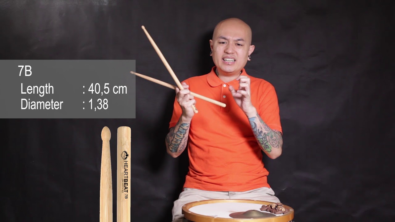 Heartbeat Drumsticks - Ukuran Stick Drum - YouTube