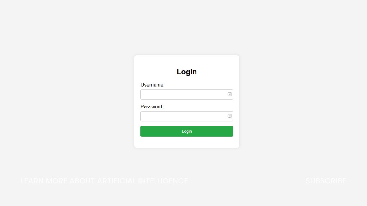 Modern Login form with Free Source Code - YouTube