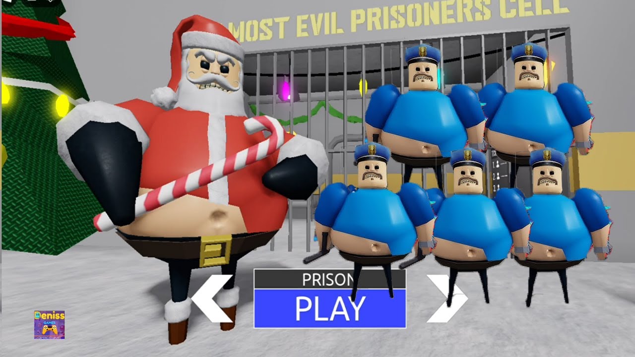 NEW UPDATE BARRY'S PRISON RUN! (OBBY) [CHRISTMAS EDITION] Roblox ...