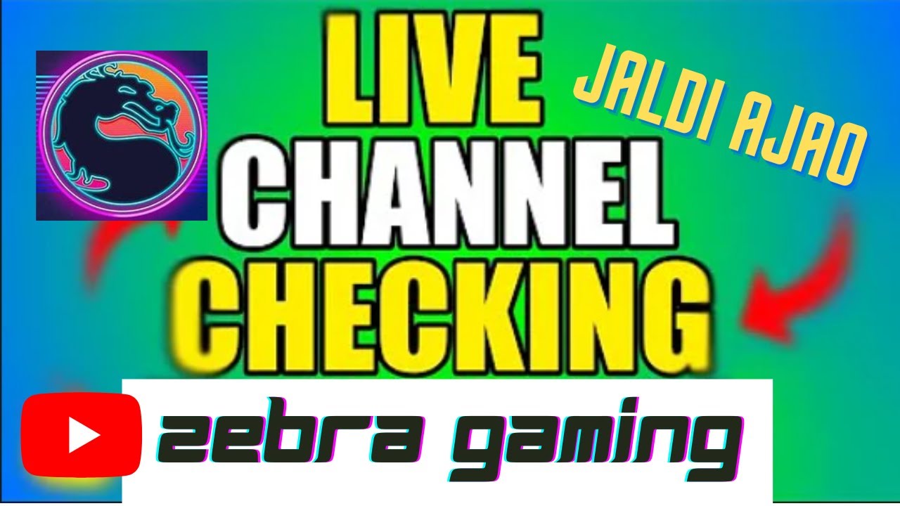 Free YouTube Channel promotion Live 🔴ll live channel checking Free ...