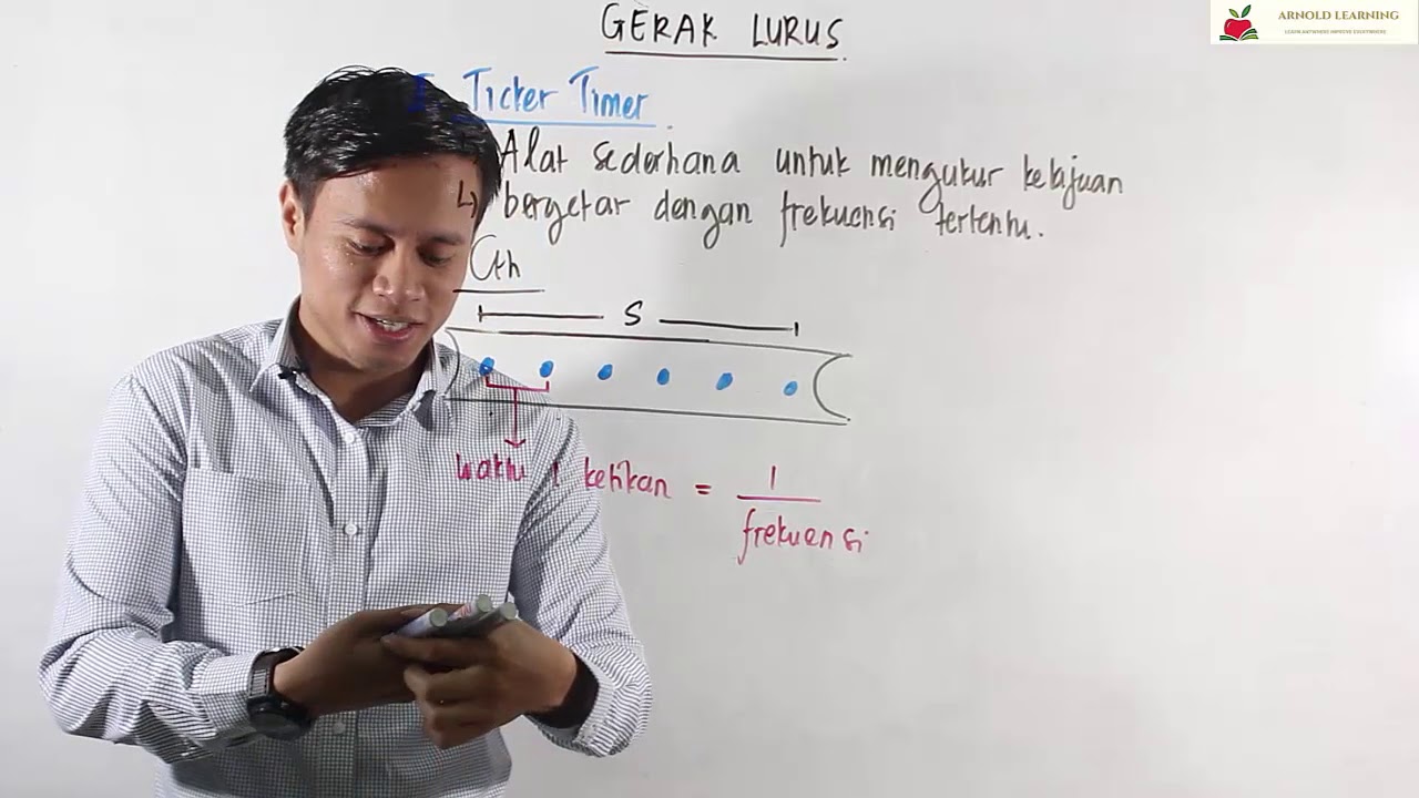 TICKER TIMER | GERAK LURUS FISIKA KELAS X SMA - YouTube