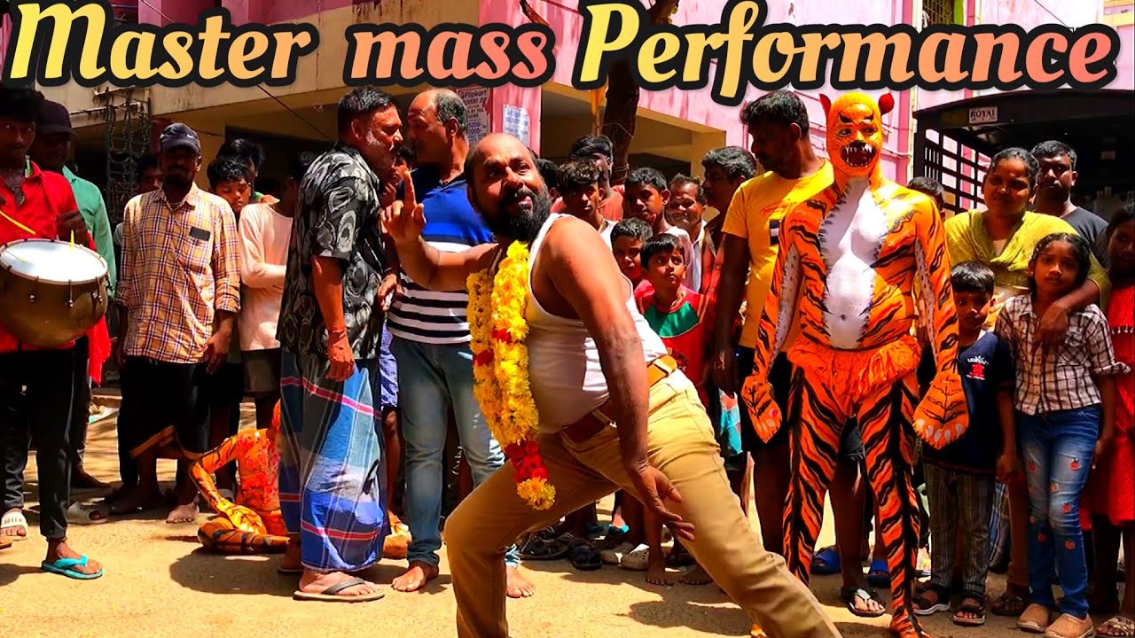 Puliyattam Master performance | Tamil culture olde folk art tiger 🐯 ...