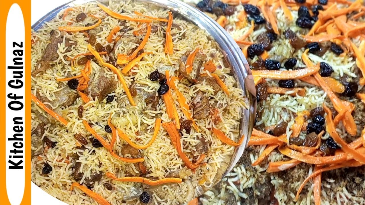 Kabuli Pulao (Afghani Pulao) by kitchen of Gulnaz | Afgani Style Recipe ...