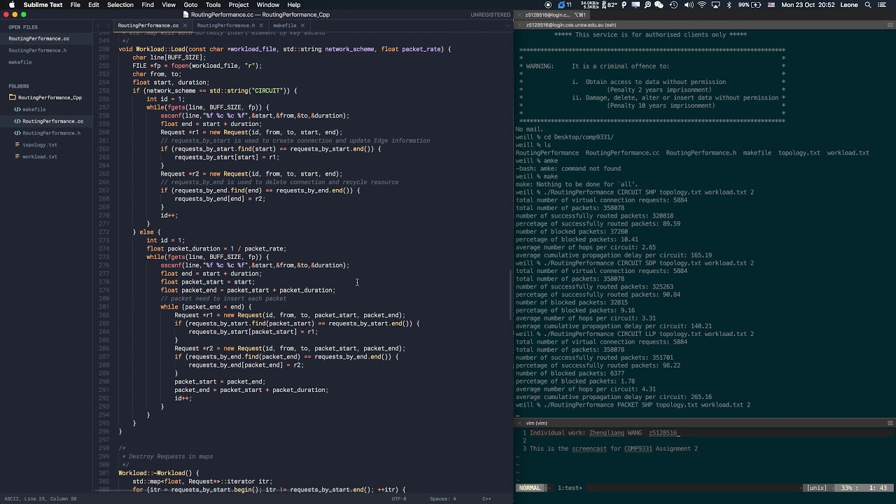 COMP9331 Assignment 2 Demo - YouTube
