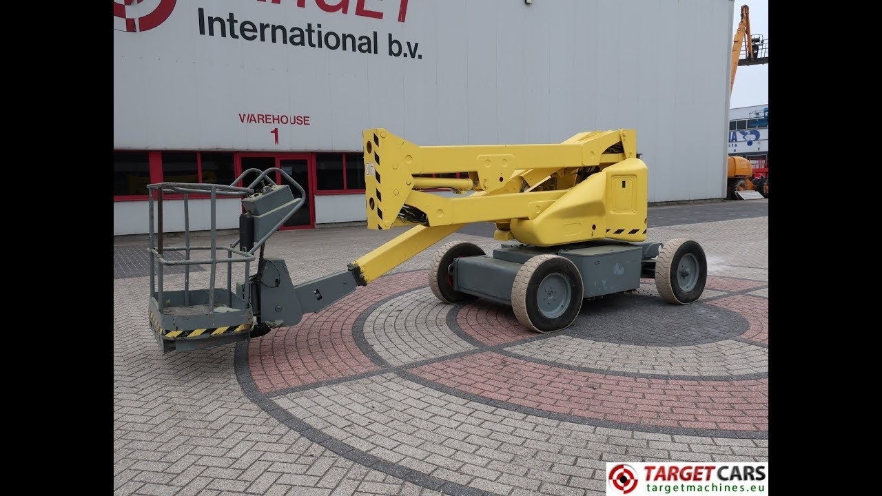 777099 JLG 45E ARTICULATED ELECTRIC BOOM WORK LIFT 1572CM 1995 - YouTube
