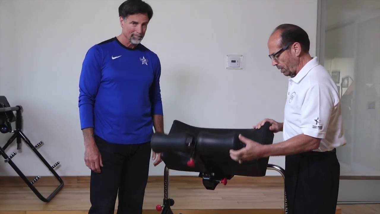 Spinal Decompressor model height and leg adjustments - YouTube