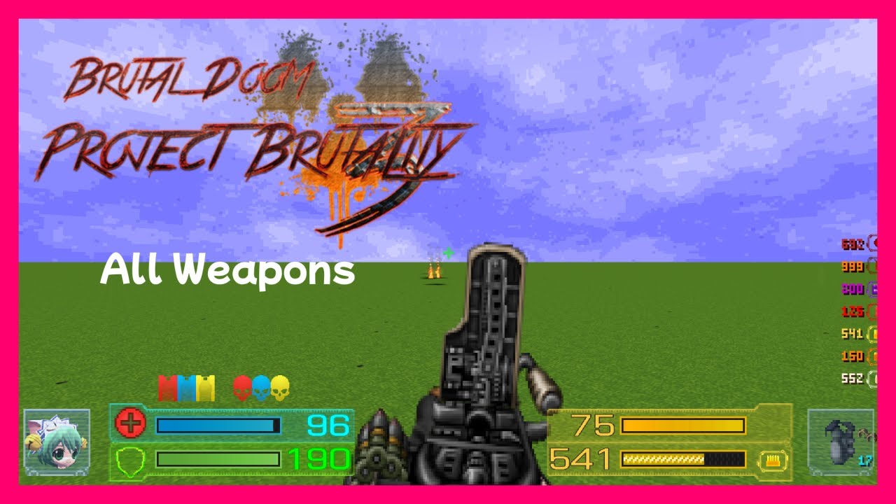 [Outdated] GZDOOM [Project Brutality 3.0] All Weapons - YouTube