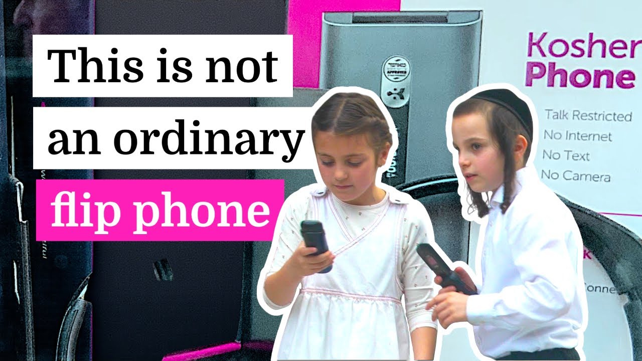 Why Hasidic Jews use kosher phones - YouTube