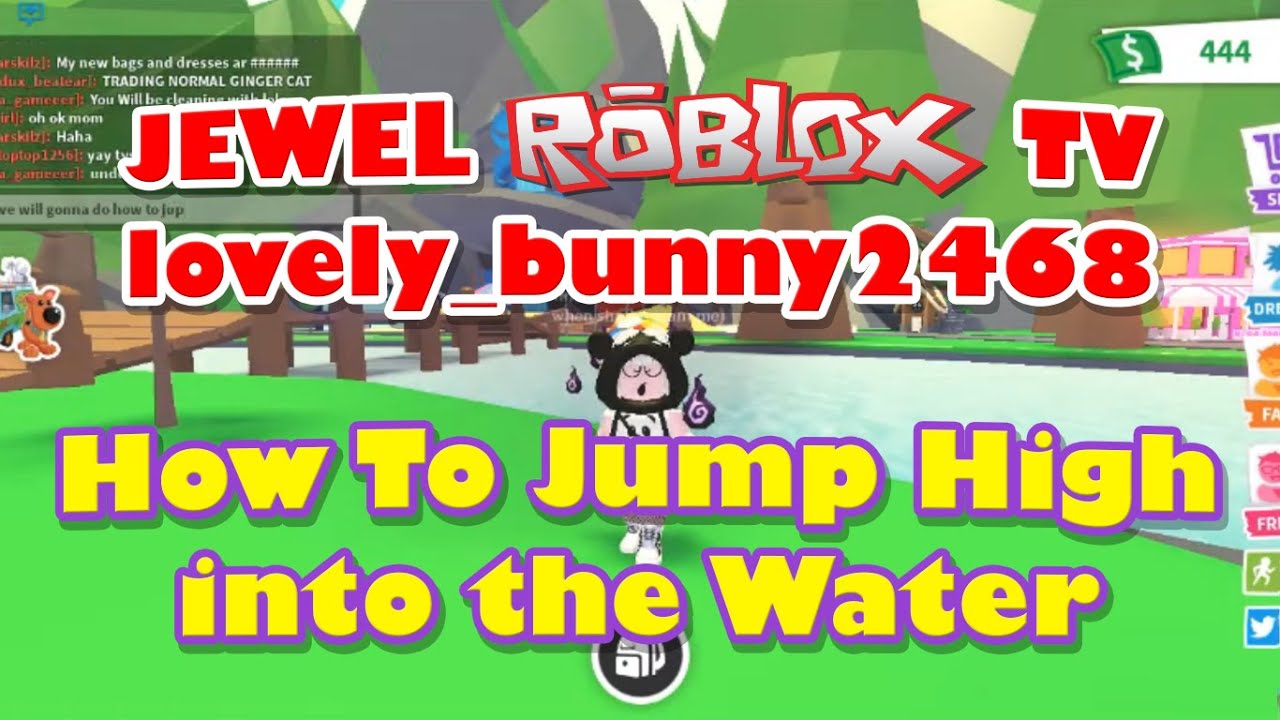 Roblox Adopt Me How to Jump Into The Water | lovely_bunny2468 | Jewel ...