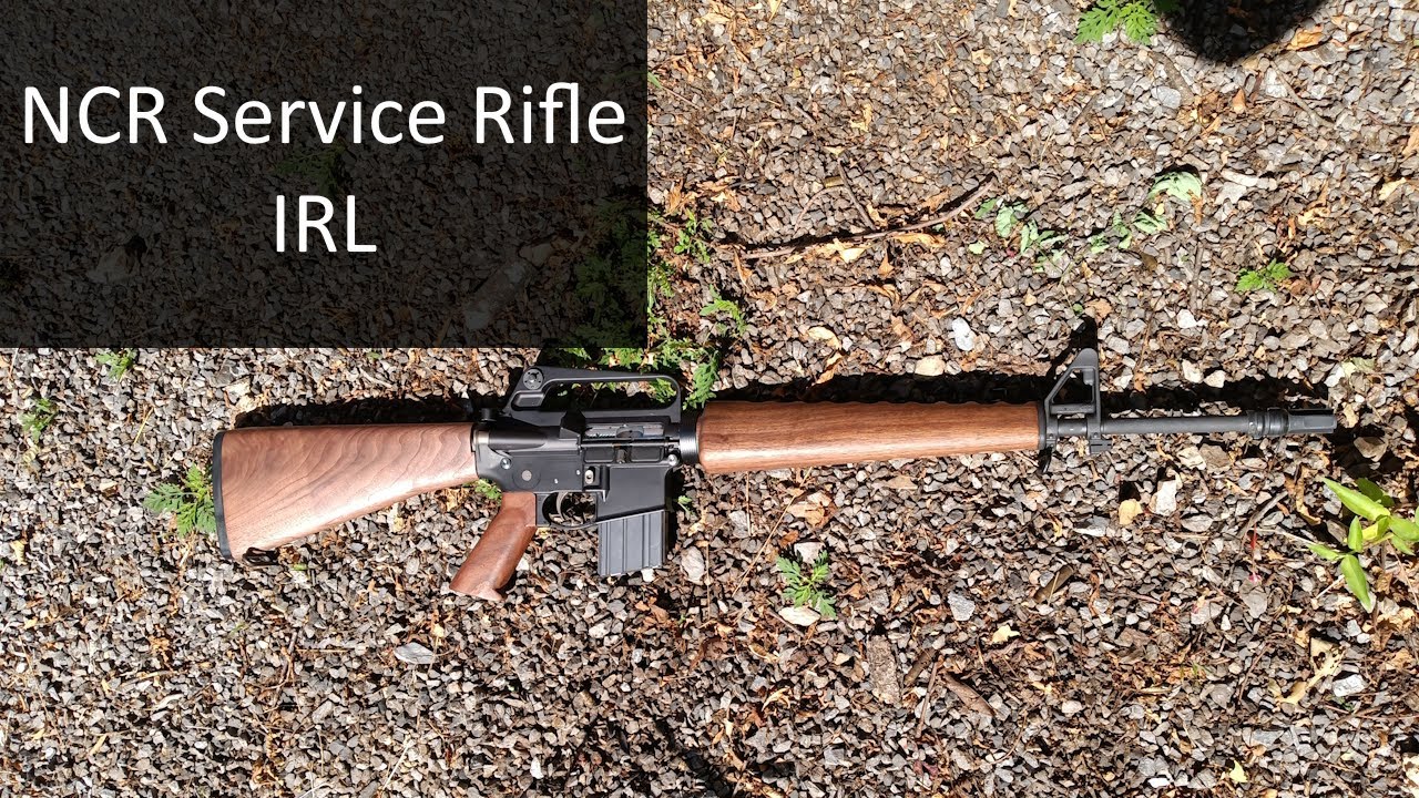 Fallout NCR Service Rifle IRL Build - YouTube