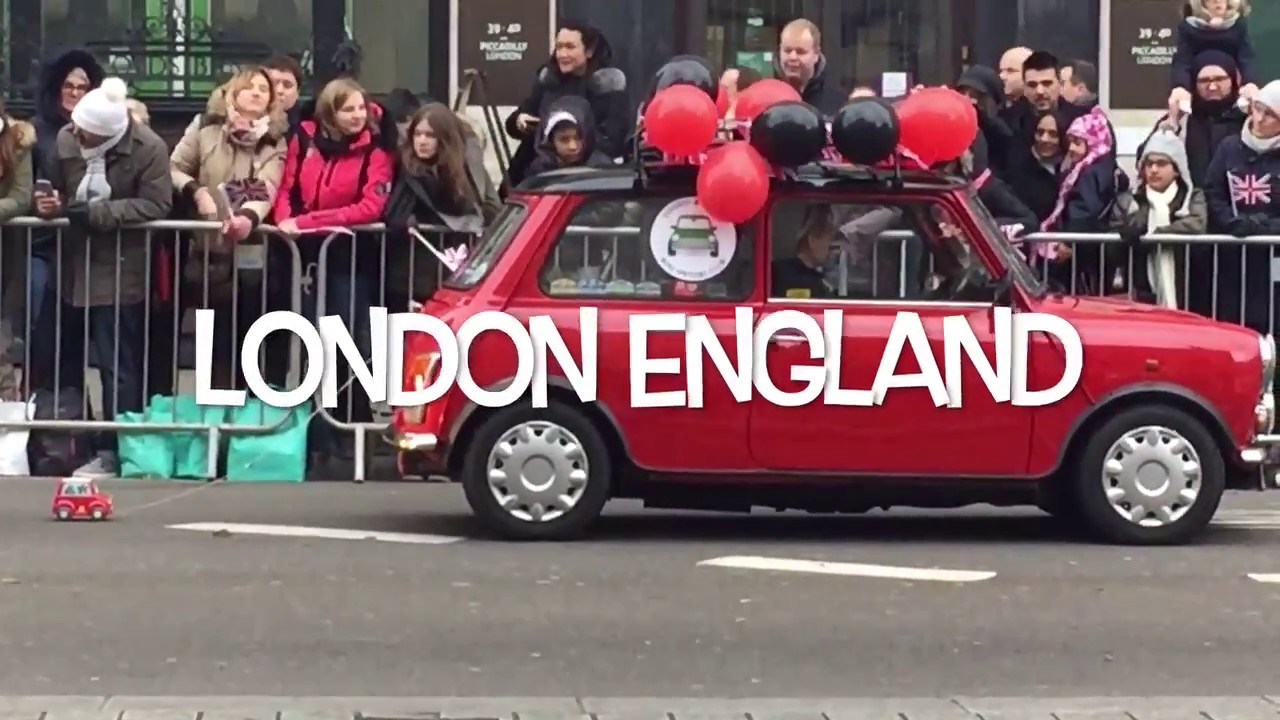 Mini Car Parade in London in 60seconds. Just60seconds - YouTube