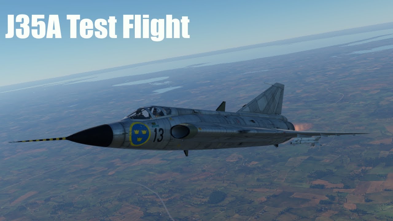 J35A Test Flight | War Thunder Dev Server - YouTube