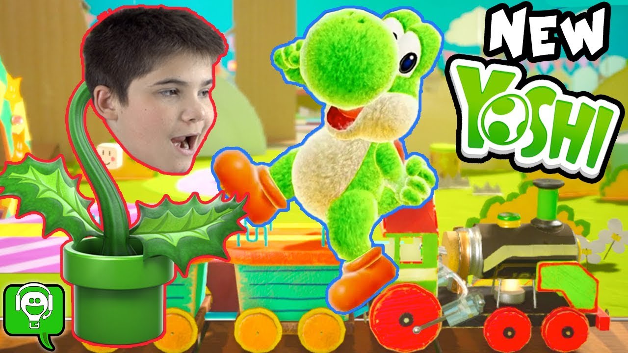 New Nintendo Switch YOSHI Game Demo on HobbyFamilyGaming - YouTube