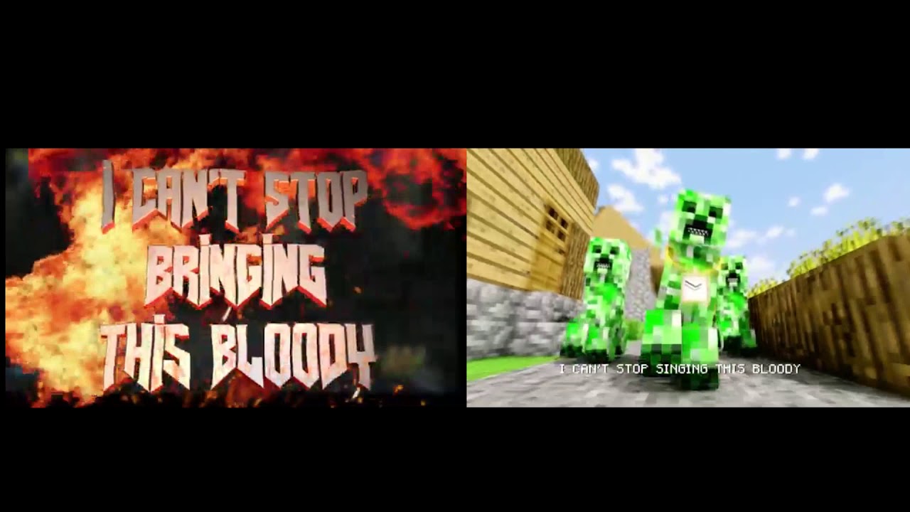 Dan Bull Mashup (DOOM DOOM DOOM! | Doom Eternal Rap- MINECRAFT CREEPER ...