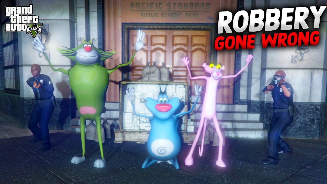 THE BIGGEST BANK ROBBERY GONE WRONG!!! | GTA 5 .ft OGGY - YouTube