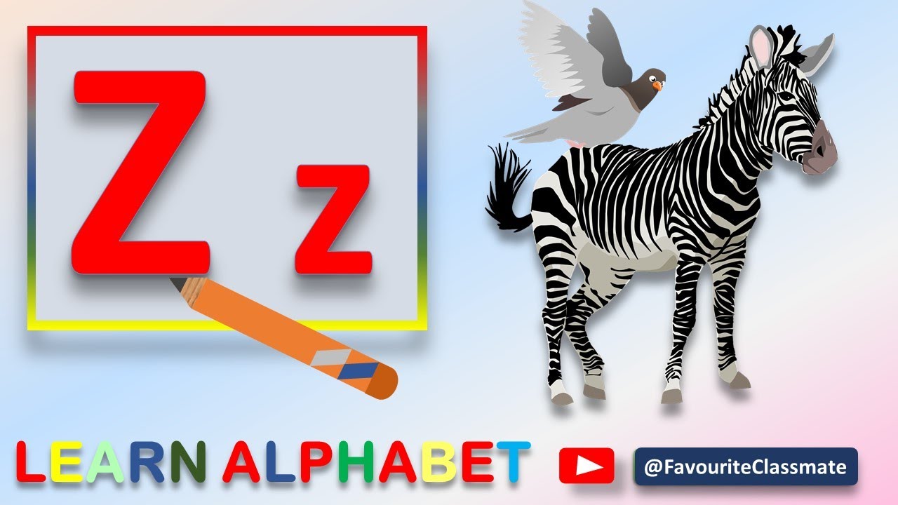 ABC, ABCD to XYZ for Kids & Children I Z for Zebra I #alphabet @#vlog26 ...