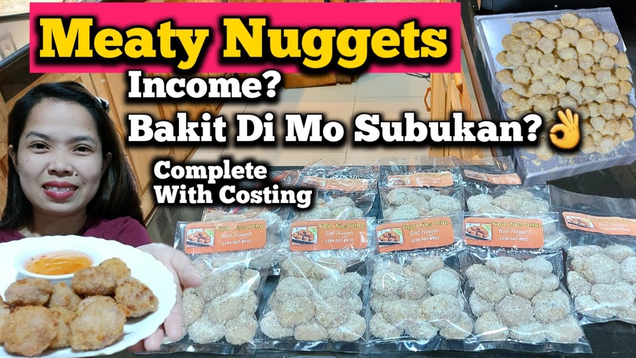 NEGOSYO IDEA: Beef Nuggets Complete With Costing - YouTube