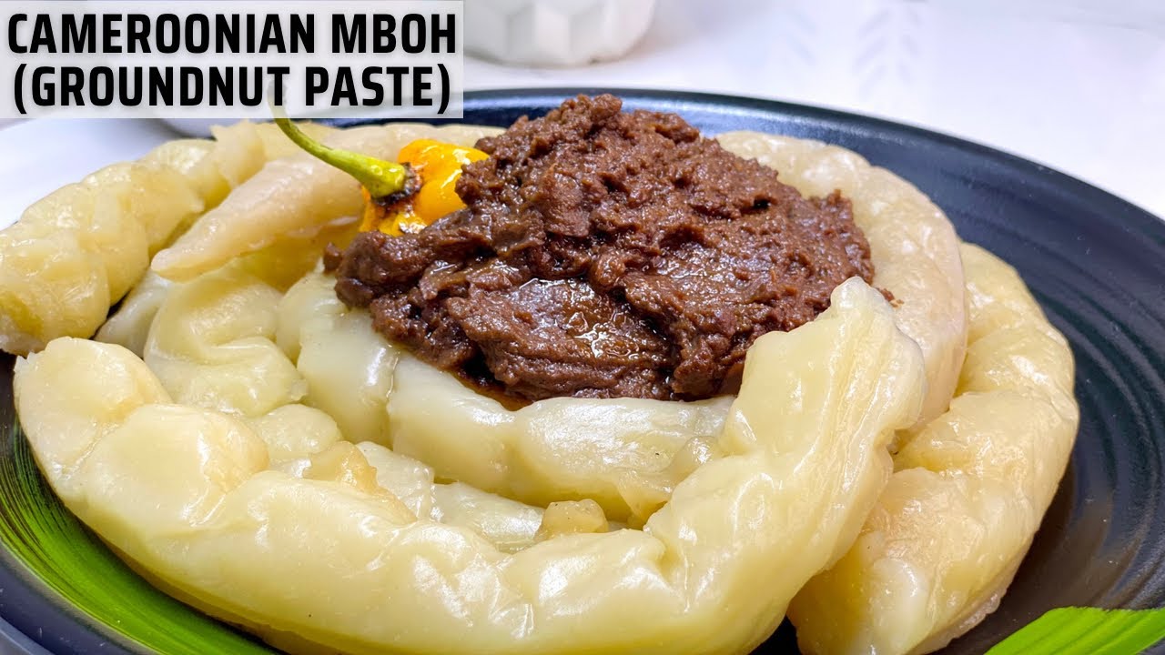 Cameroonian Mboh🇨🇲 Delicious Groundnut Paste Recipe| How to Easy ...