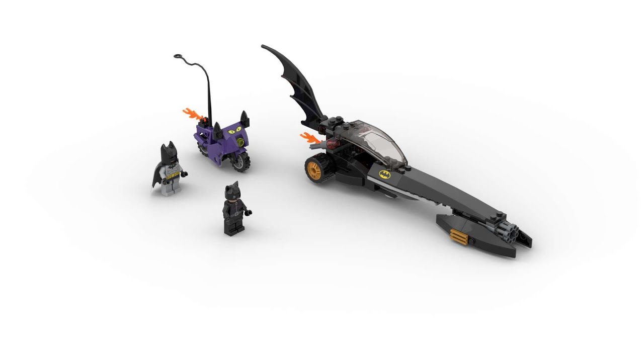 Lego 7779 - The Batman Dragster: Catwoman Pursuit - Building in Studio ...