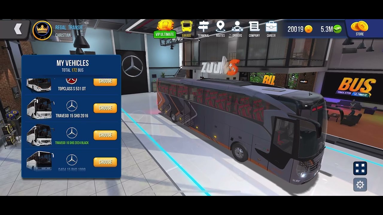 Bus Simulator: Ultimate (Custom Skin - Mercedes-Benz Travego 16 SHD ...