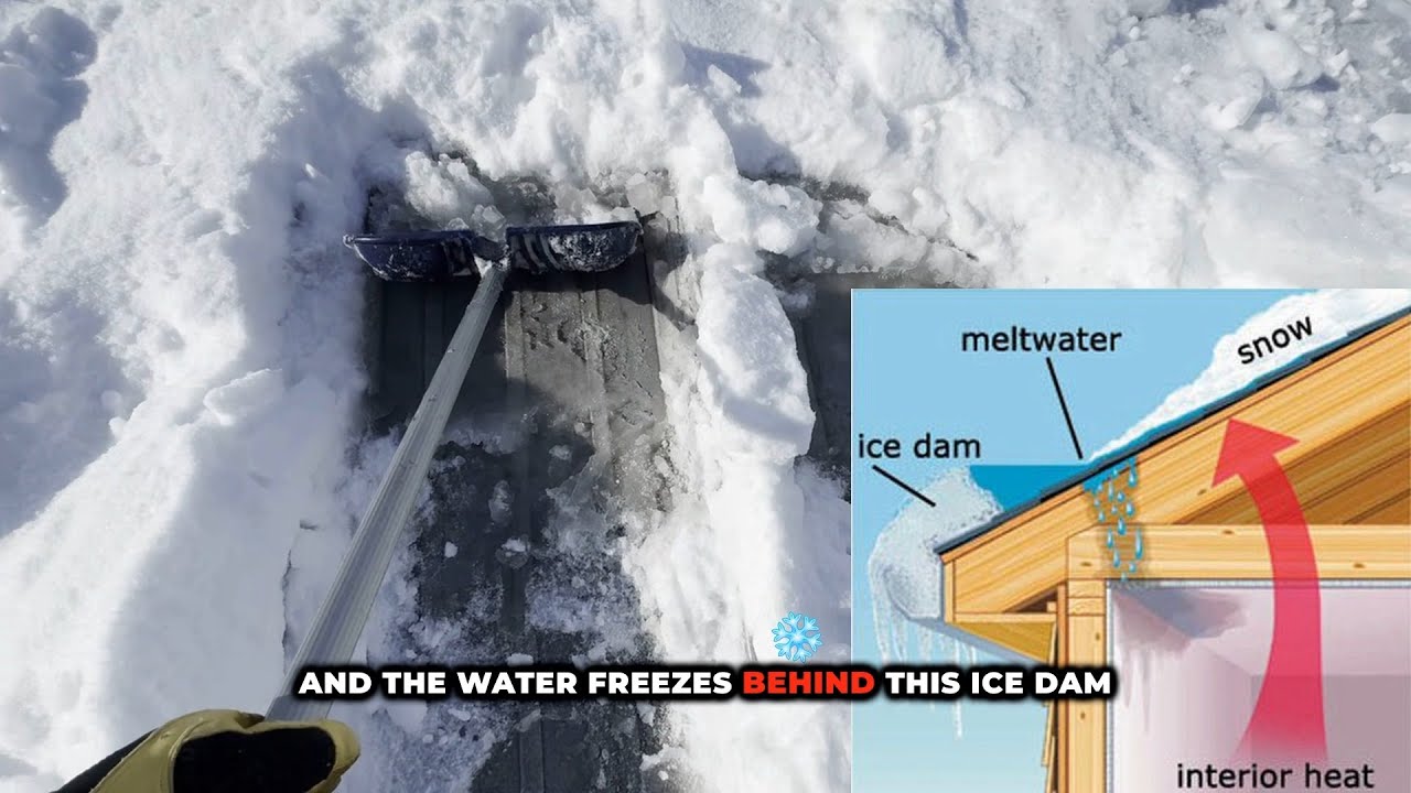 Ice Dams Explained in 30 seconds - YouTube