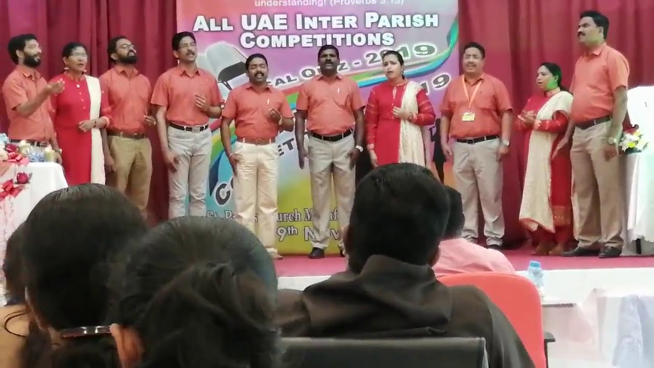 1st Prize Christian Devotional Group Song - YouTube