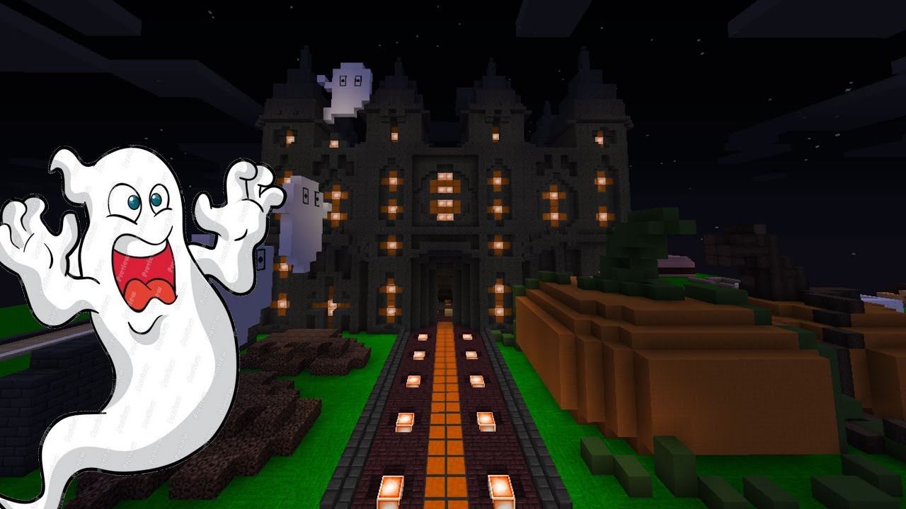 SPOOPY HALLOWEEN CASTLE | Minecraft Speed Builds #1 - YouTube