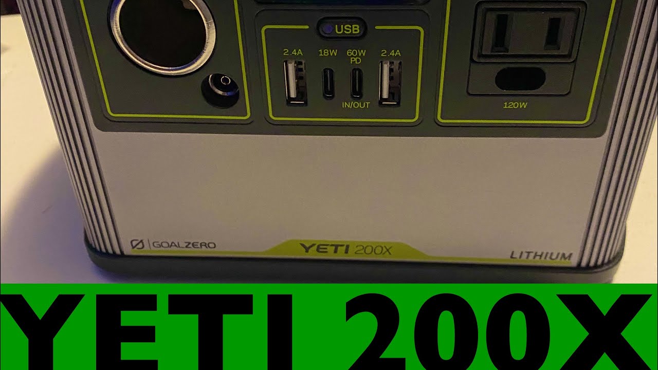 Goal Zero Yeti 200X review - YouTube