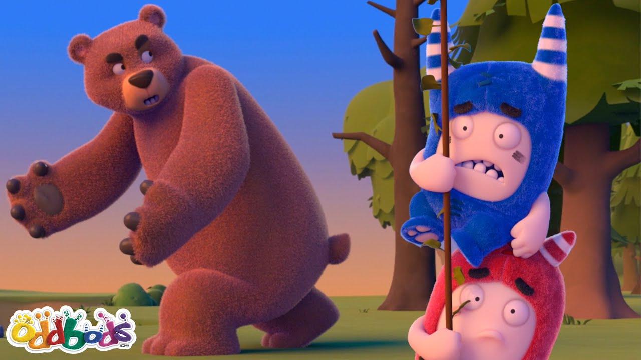 Grizzly Bear Camping Chaos 🐻 | Oddbods TV Full Episodes | Funny ...