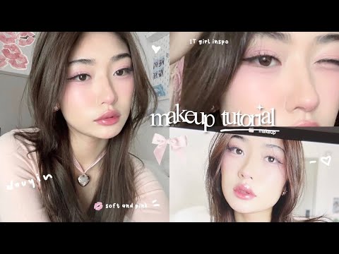 simple IT girl makeup tutorial 🎀 - YouTube