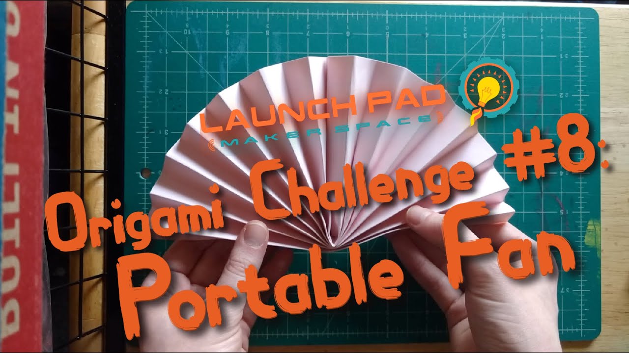 Origami Challenge #8: Fan - YouTube