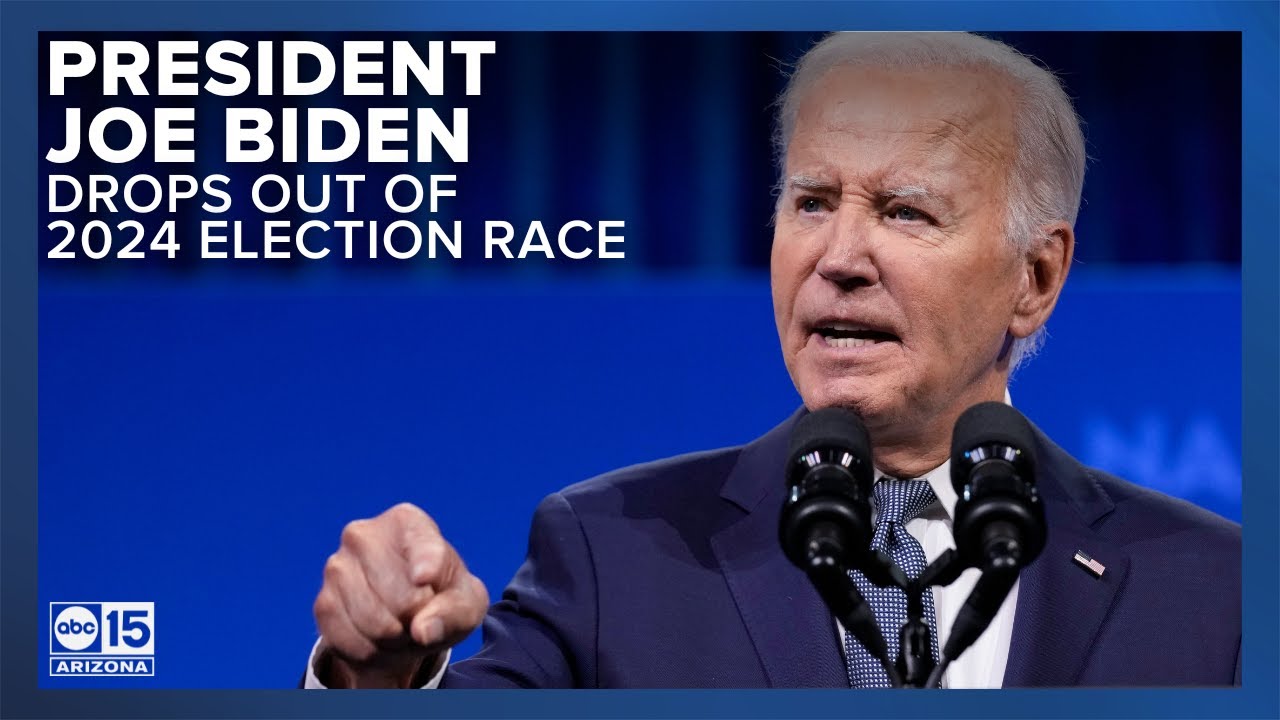 President Joe Biden drops out of 2024 Presidential election race - YouTube