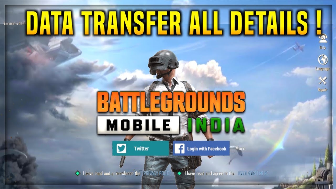 BATTLEGROUNDS MOBILE INDIA DATA TRANSFER ALL DETAILS | NEW BGMI TITLE ...