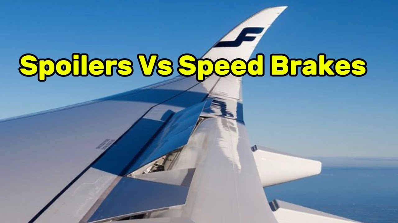 Speed Brakes vs Spoilers: What's the Difference? - YouTube