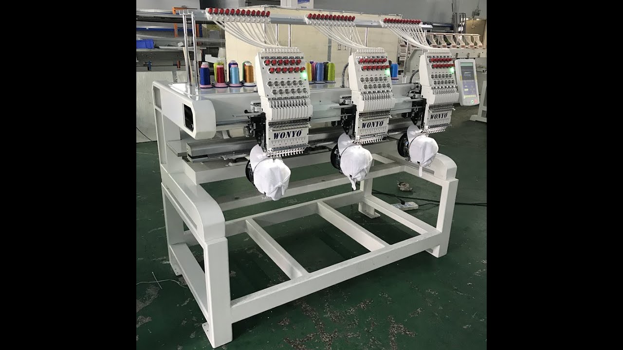 3 heads computerized Embroidery machine with good quality and price ...