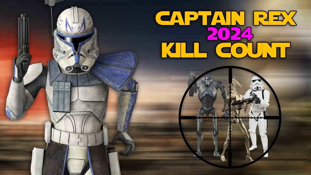 Star Wars Captain Rex Kill Count 2024 - YouTube