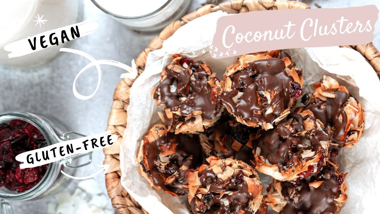 Coconut Clusters 6 ingredients | Vegan, Gluten-Free | Easy Healthy ...