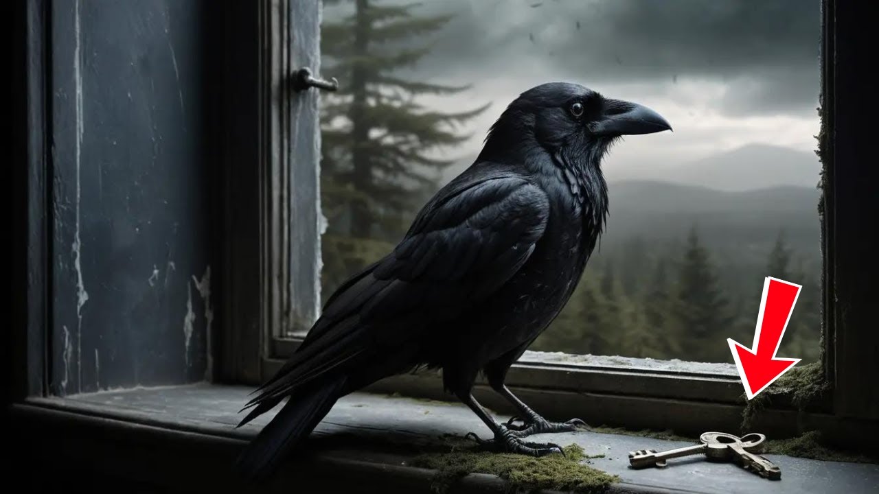 A CROW BRINGS A KEY TO A LOCKED DOOR. WHAT IT UNLOCKS WILL SHOCK YOU ...